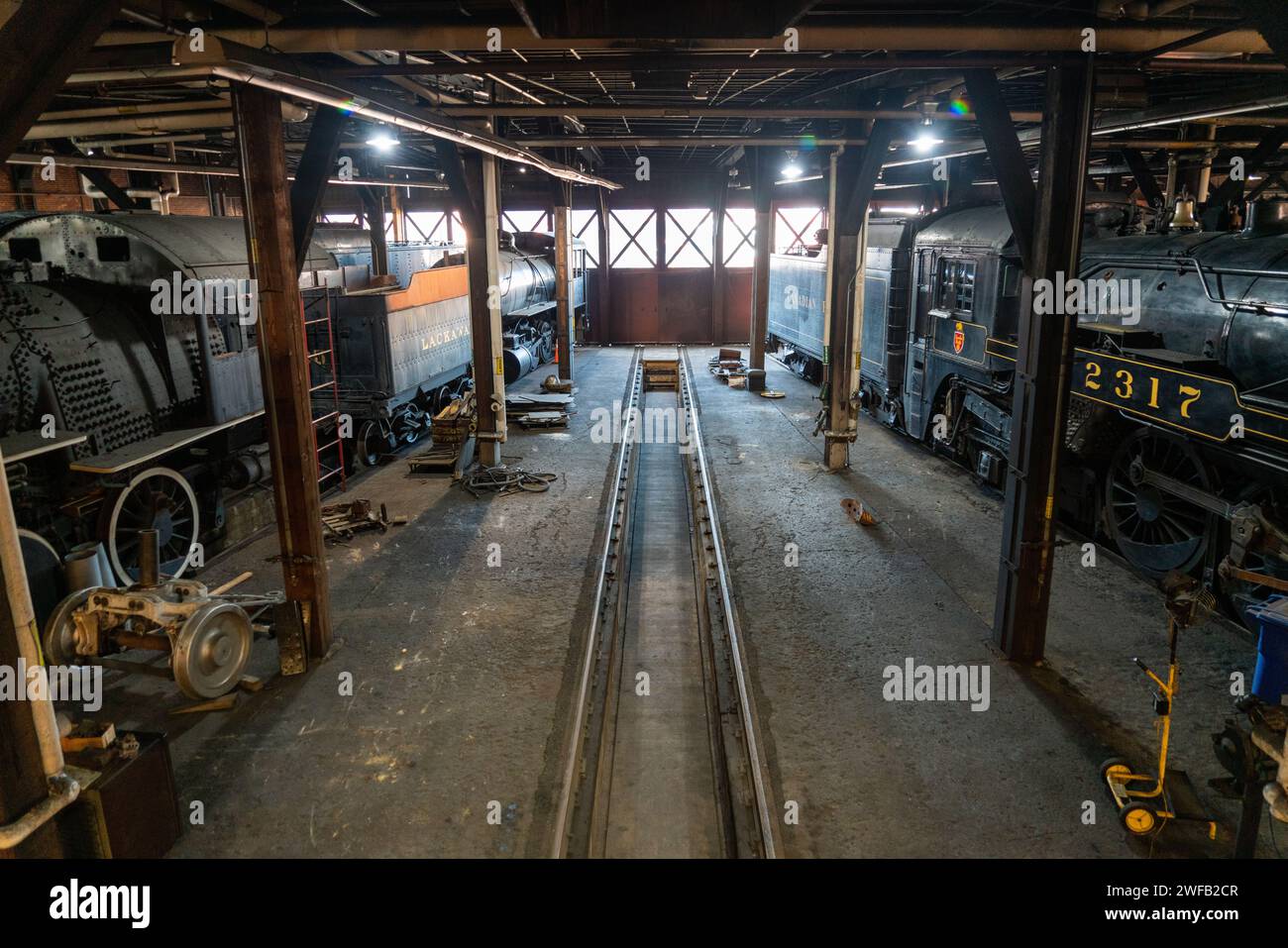 Steamtown National Historic Site, Museum in Scranton, Pennsylvania, USA Stock Photo - Alamy