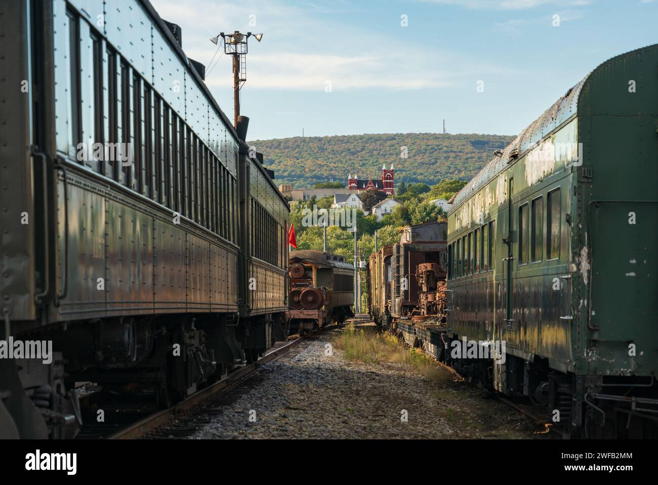 Steamtown National Historic Site, Museum in Scranton, Pennsylvania, USA Stock Photo - Alamy