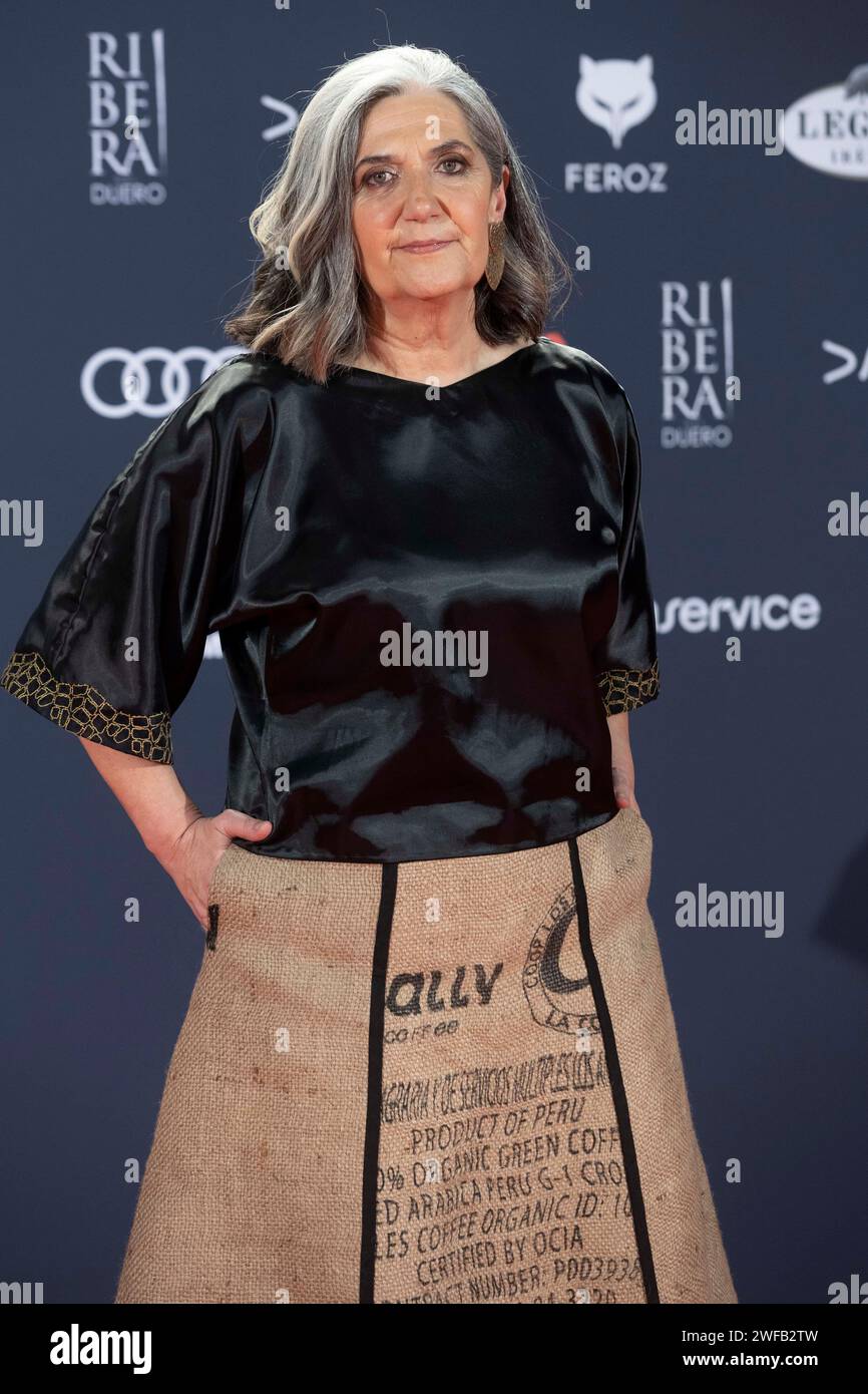 Madrid, Spain. 26th Jan, 2024. Ane Gabarain attends the red carpet of ...