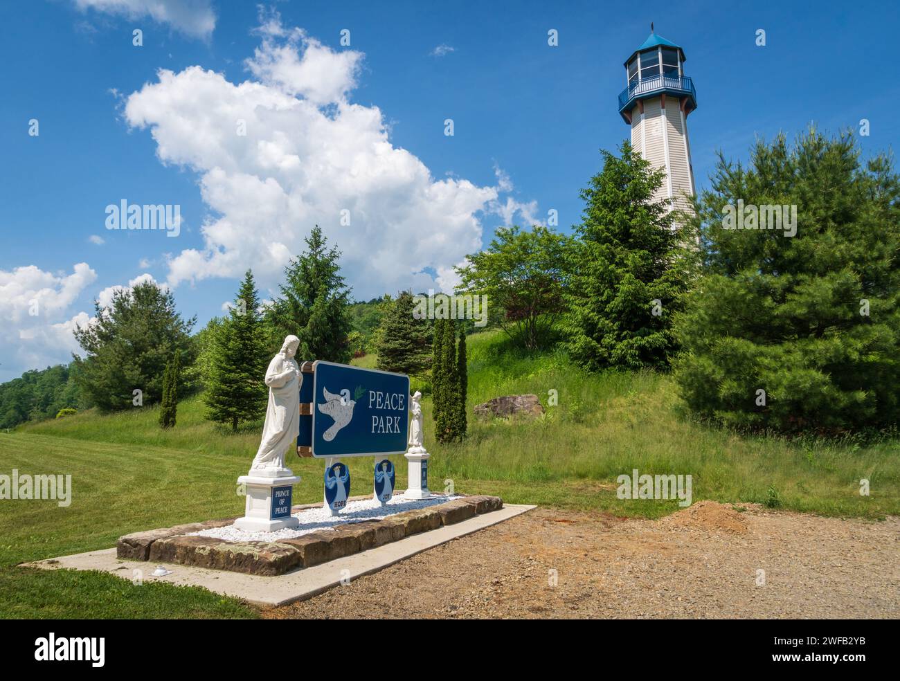 The Sherman Memorial Lighthouse, located at 5 Lighthouse Island ...