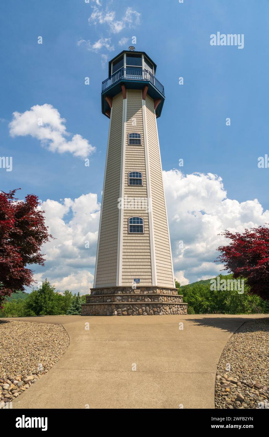 The Sherman Memorial Lighthouse, located at 5 Lighthouse Island ...
