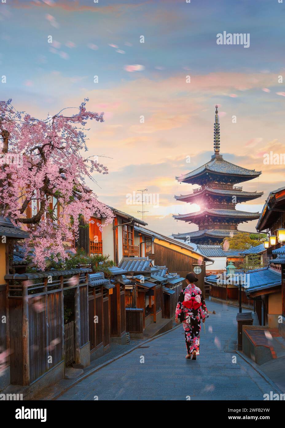 Kyoto, Japan - March 30 2023: The Yasaka Pagoda known as Tower of ...