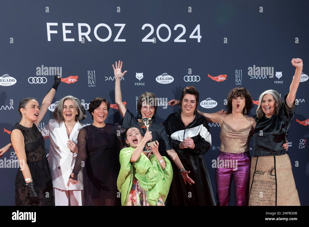 Madrid, Spain. 27th Jan, 2024. Patricia López Arnaiz, Ane Gabarain ...