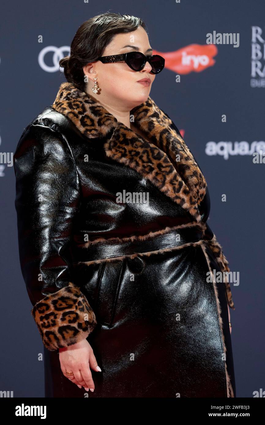 Madrid, Spain. 26th Jan, 2024. Laura Galan attends the red carpet of ...