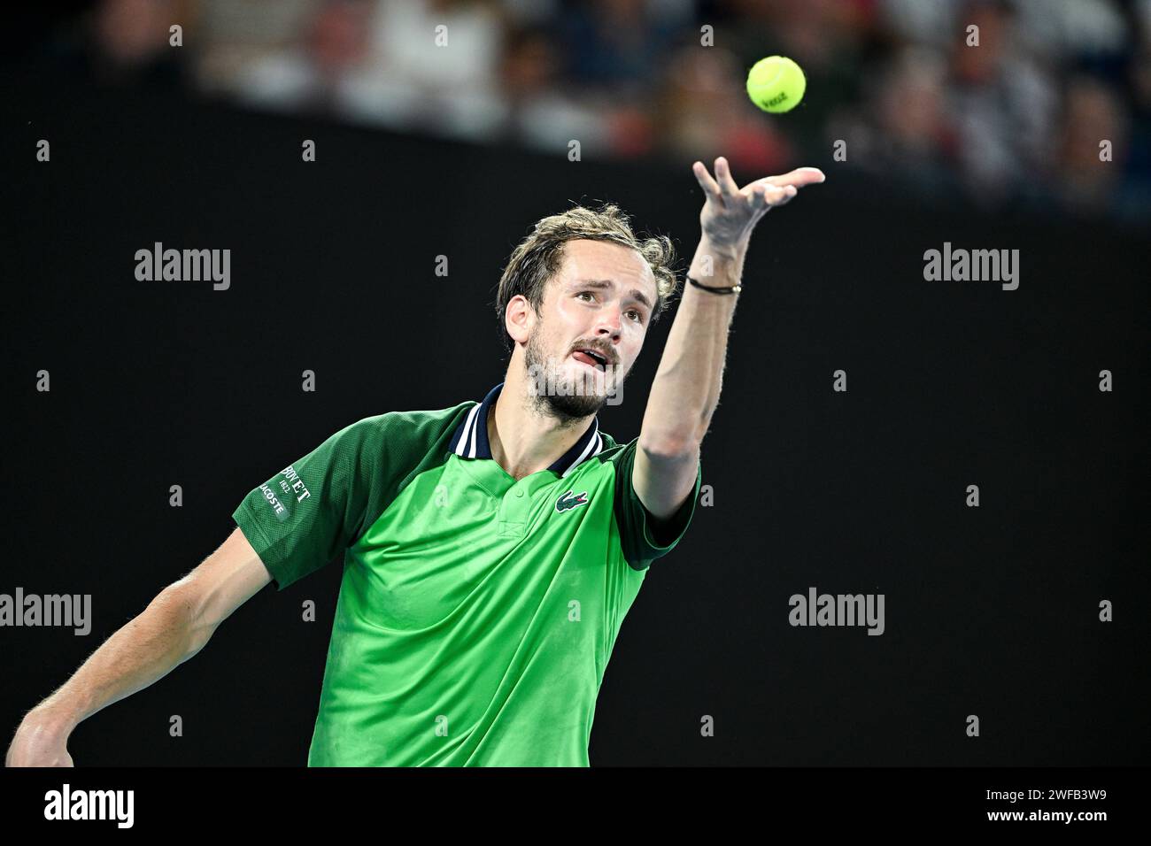 Paris, France. 28th Jan, 2024. Daniil Medvedev during the Australian ...
