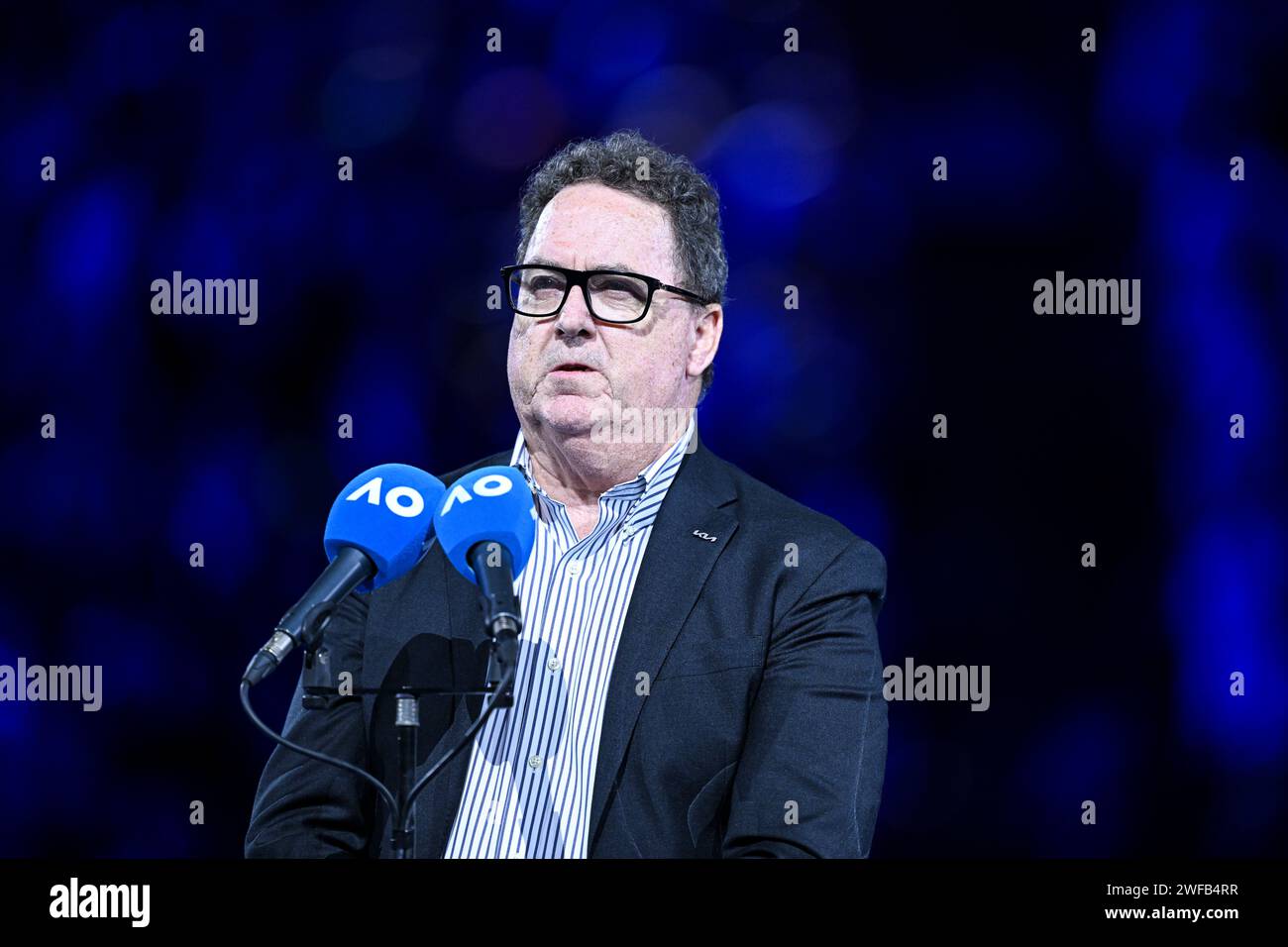 Melbourne, Australie. 28th Jan, 2024. Damien Meredith during the ...