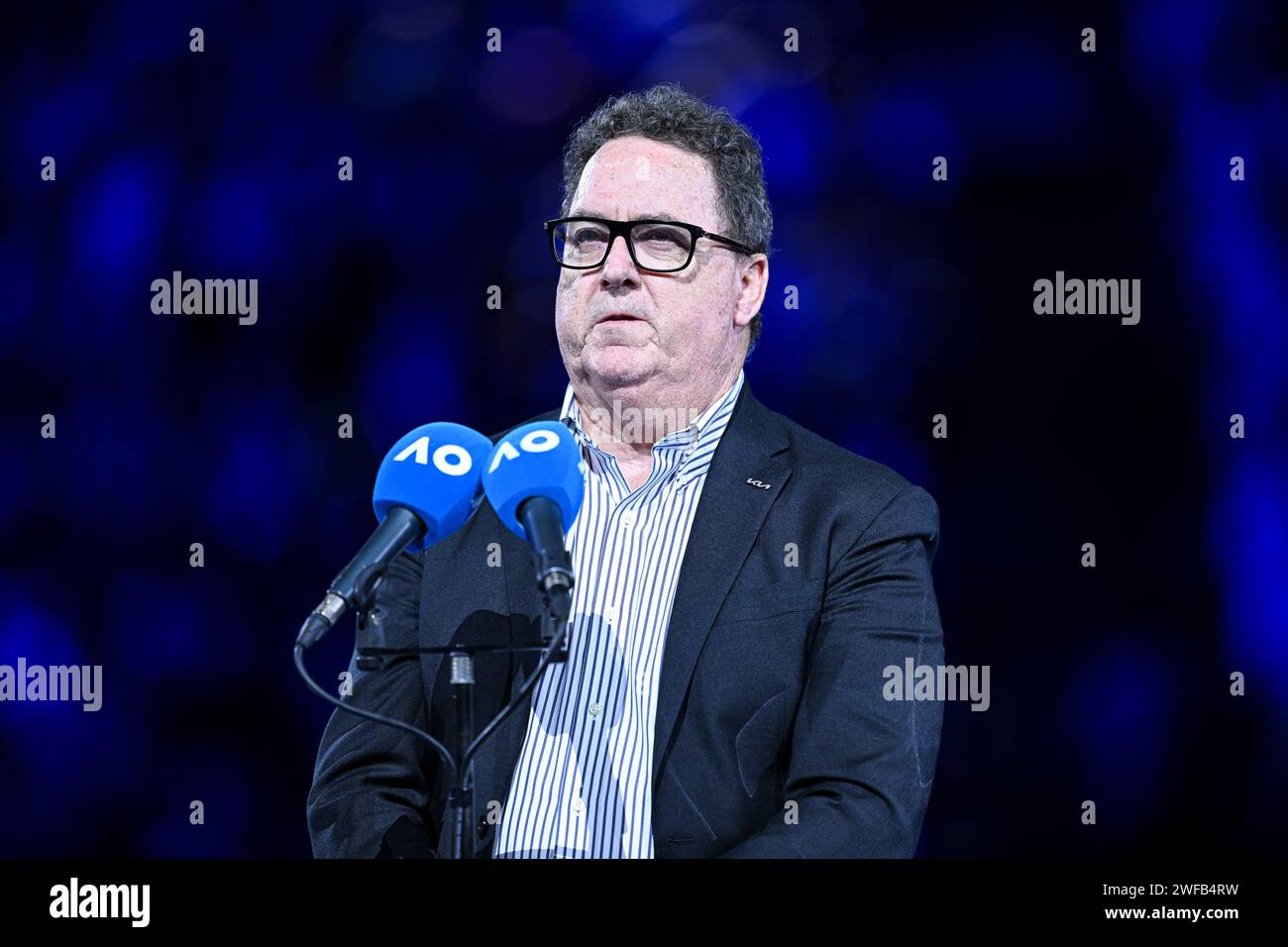 Melbourne, Australie. 28th Jan, 2024. Damien Meredith during the ...