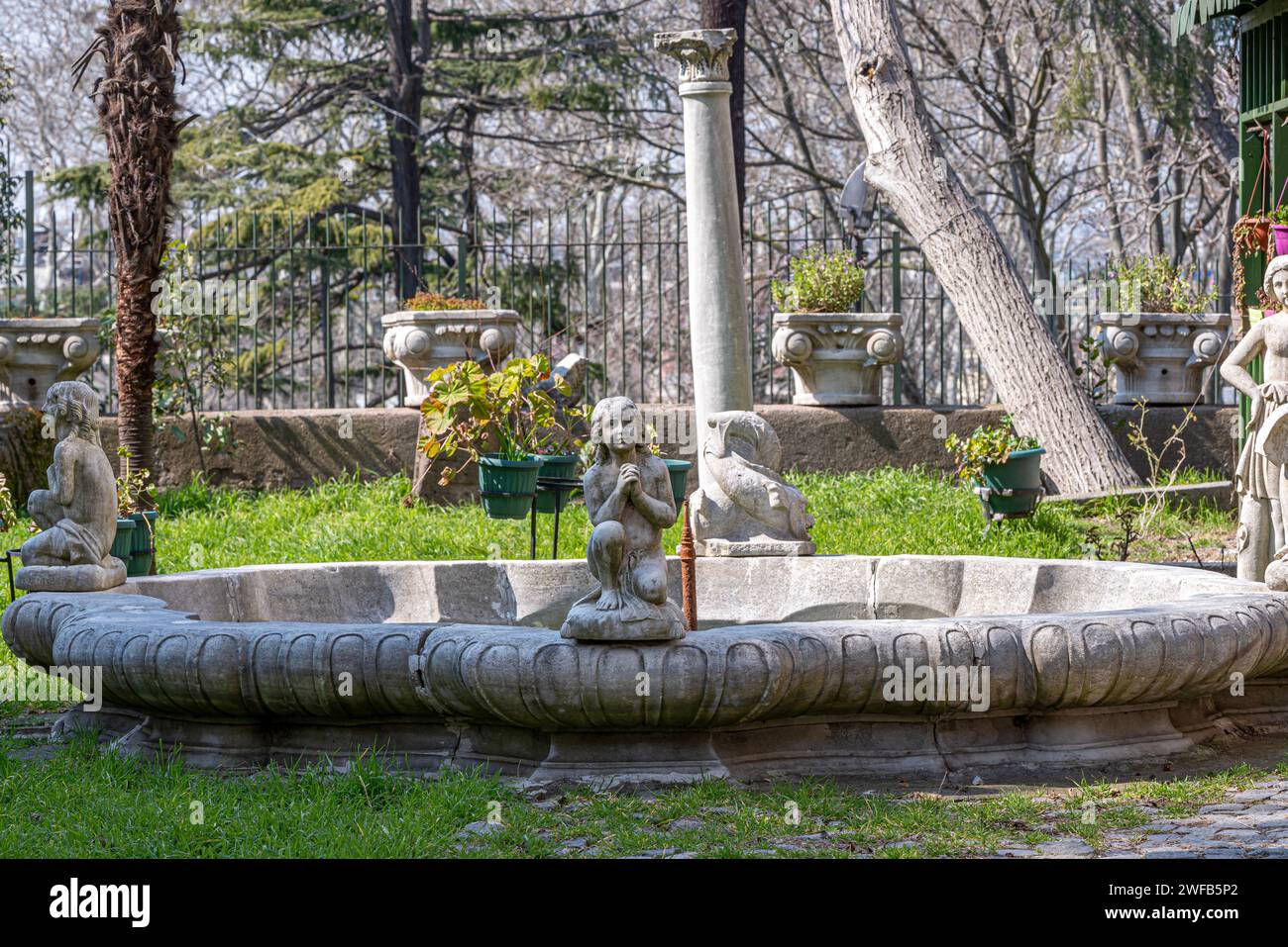 Byzantine style in architecture of Constantinople exterior Stock Photo ...