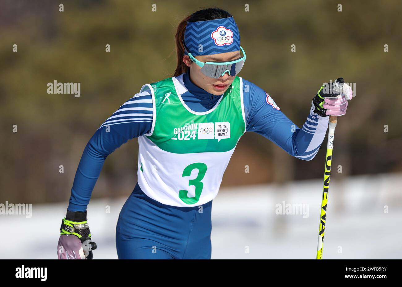Pyeongchang, South Korea. 30th Jan, 2024. Tsai Chiao-Wei of Chinese ...