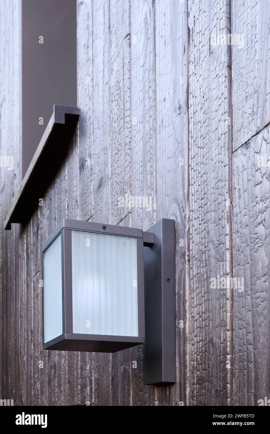 Wood cladding wall hi-res stock photography and images - Alamy