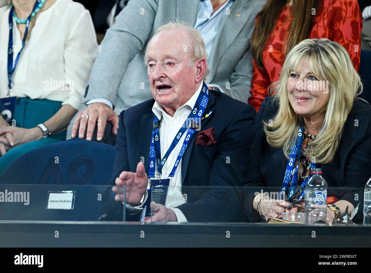 Paris, France. 28th Jan, 2024. Australian former tennis player Rodney ...