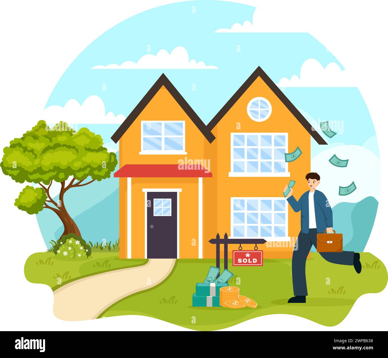 Bridging loan Stock Vector Images - Alamy