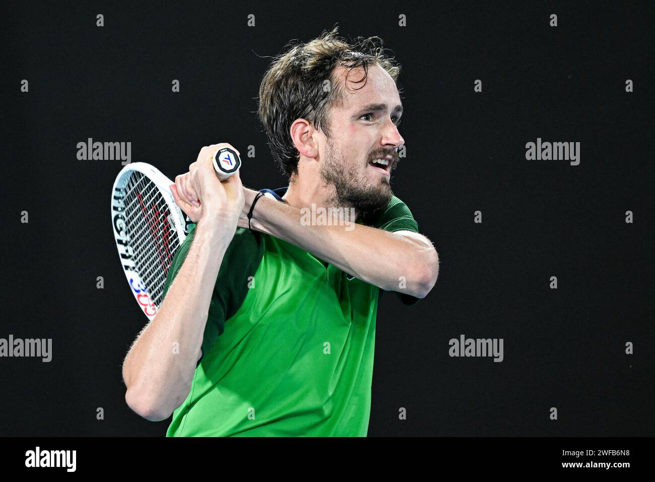 Paris, France. 28th Jan, 2024. Daniil Medvedev during the Australian ...