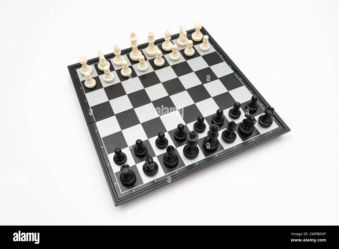 chess game top view starting position Stock Photo - Alamy