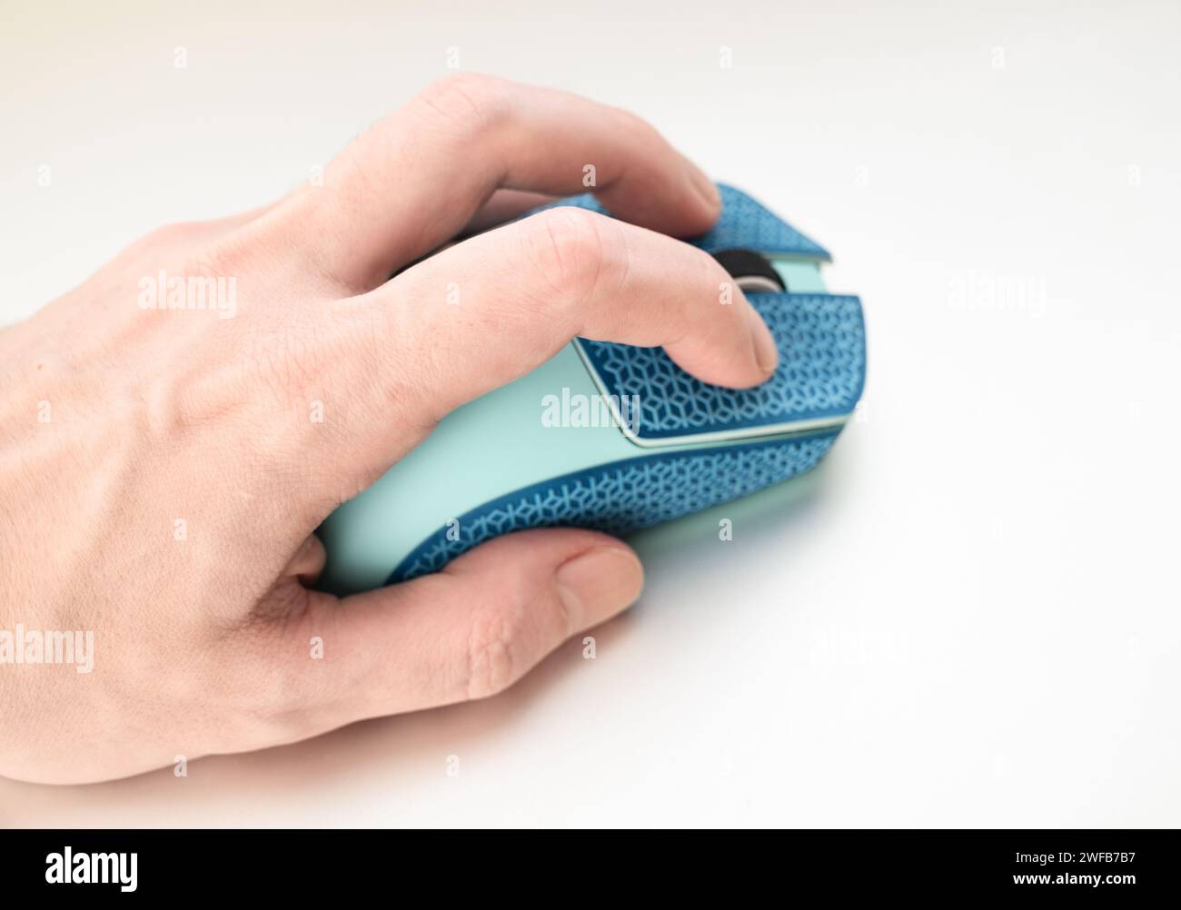 Modern gaming wireless mouse with grips for better grip Stock Photo - Alamy