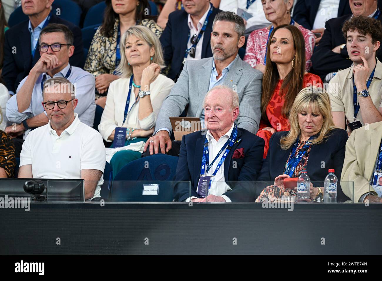Paris, France. 28th Jan, 2024. Australian former tennis player Rodney ...