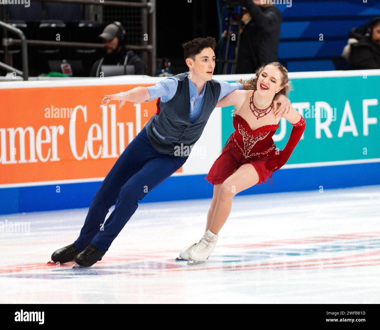 Columbus, Ohio, United States. 24th January, 2024. Emily Renzi and ...