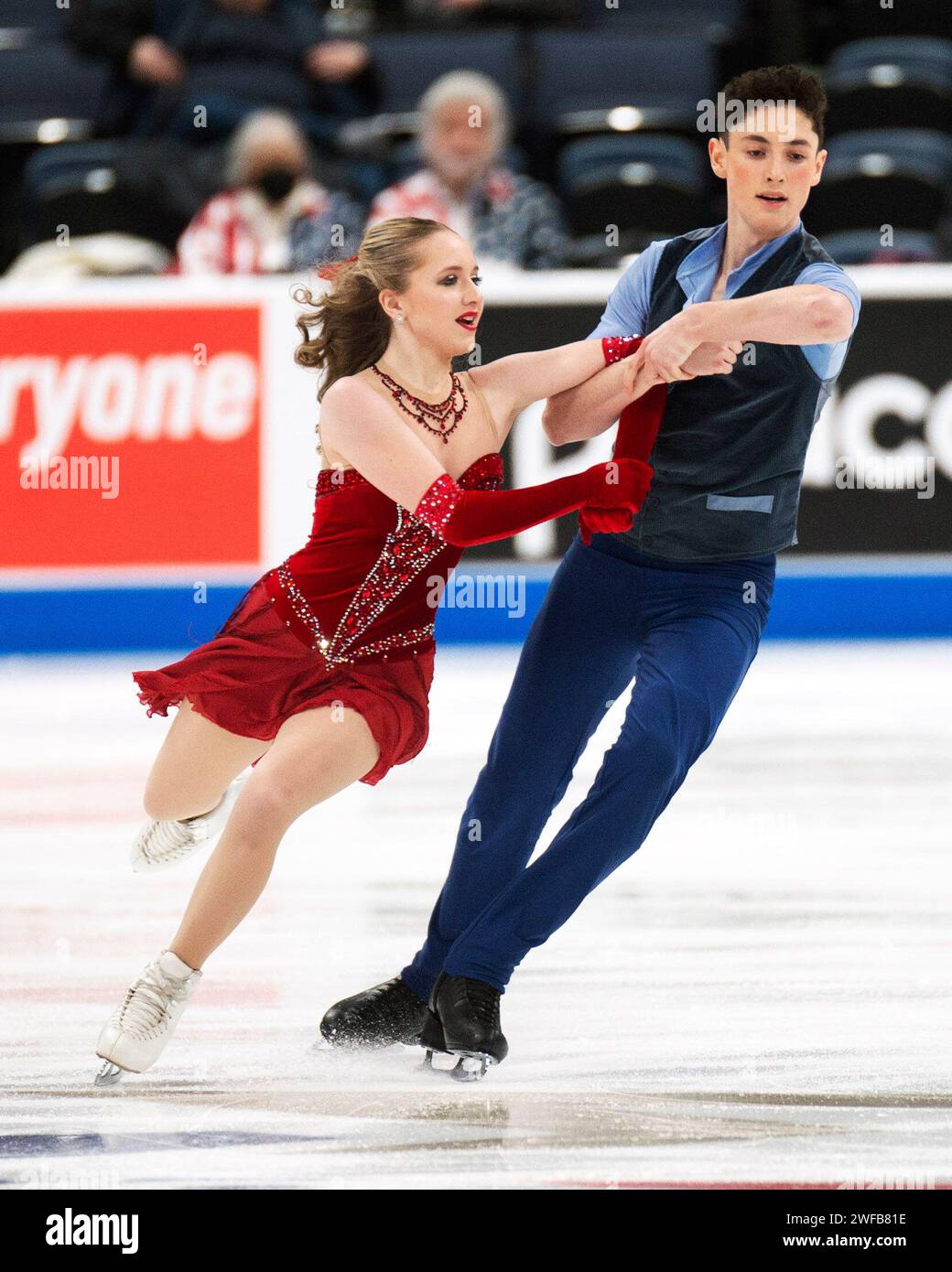 Columbus, Ohio, United States. 24th January, 2024. Emily Renzi and ...