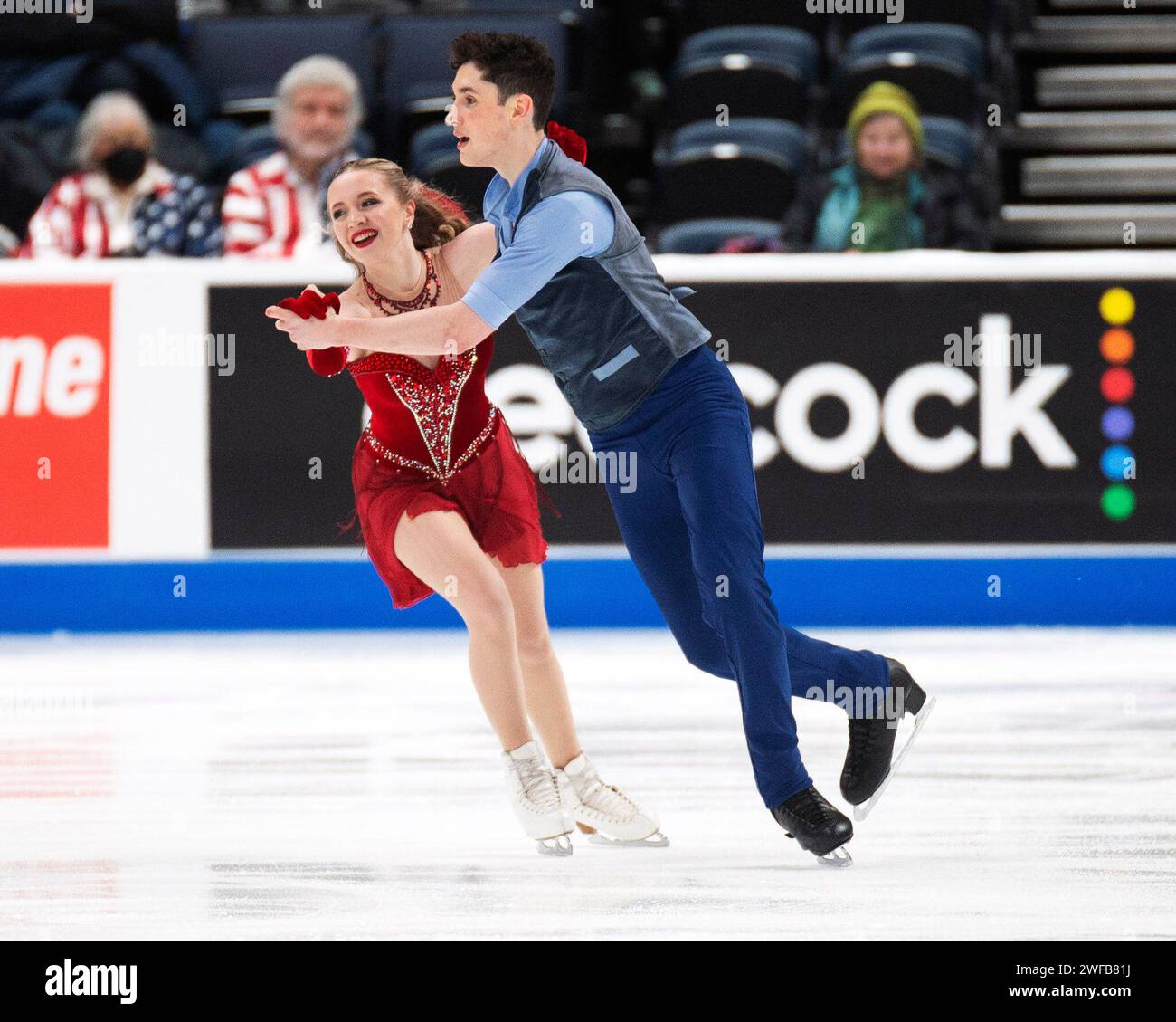 Columbus, Ohio, United States. 24th January, 2024. Emily Renzi and ...