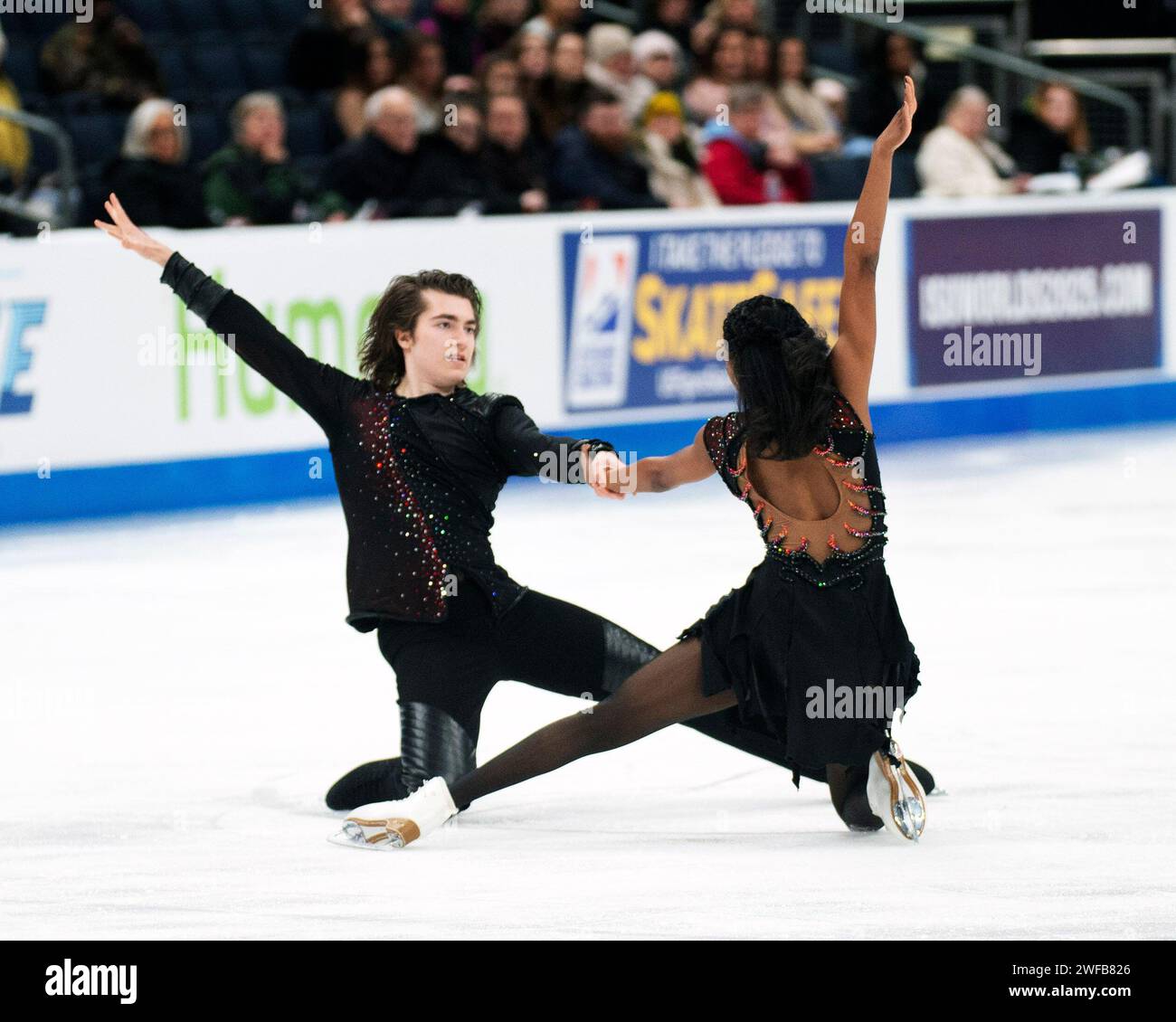 Columbus, Ohio, United States. 24th January, 2024. Kristina Bland and ...