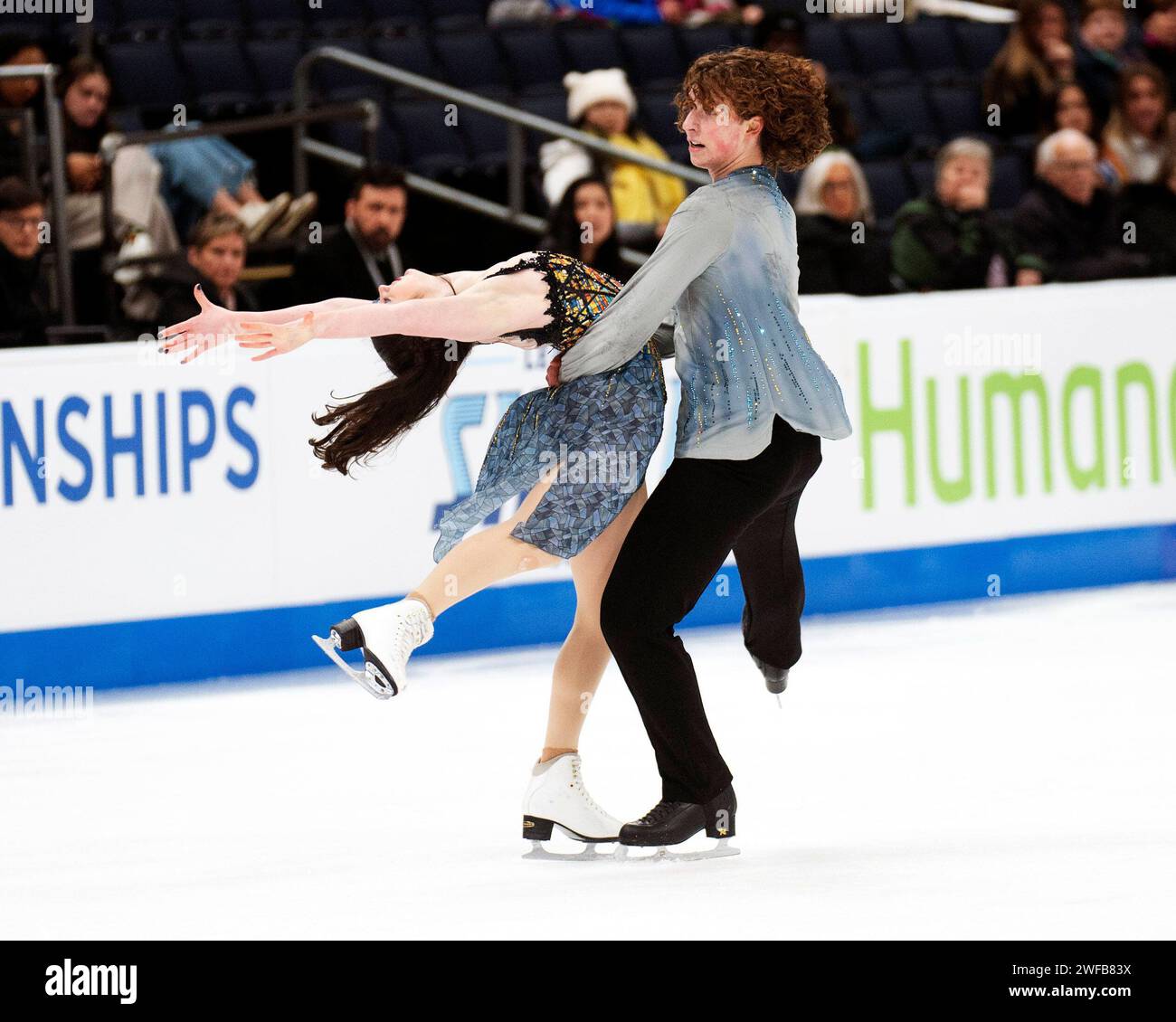 Columbus, Ohio, United States. 24th January, 2024. Jenna Hauer and ...