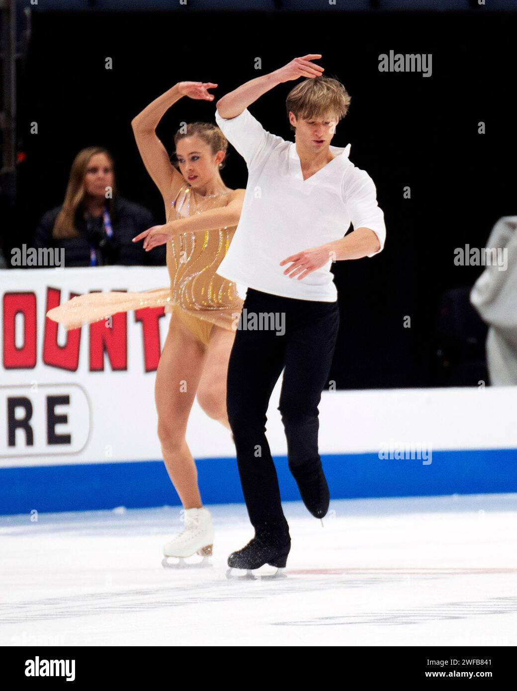 Columbus, Ohio, United States. 24th January, 2024. Leah Neset and Artem ...