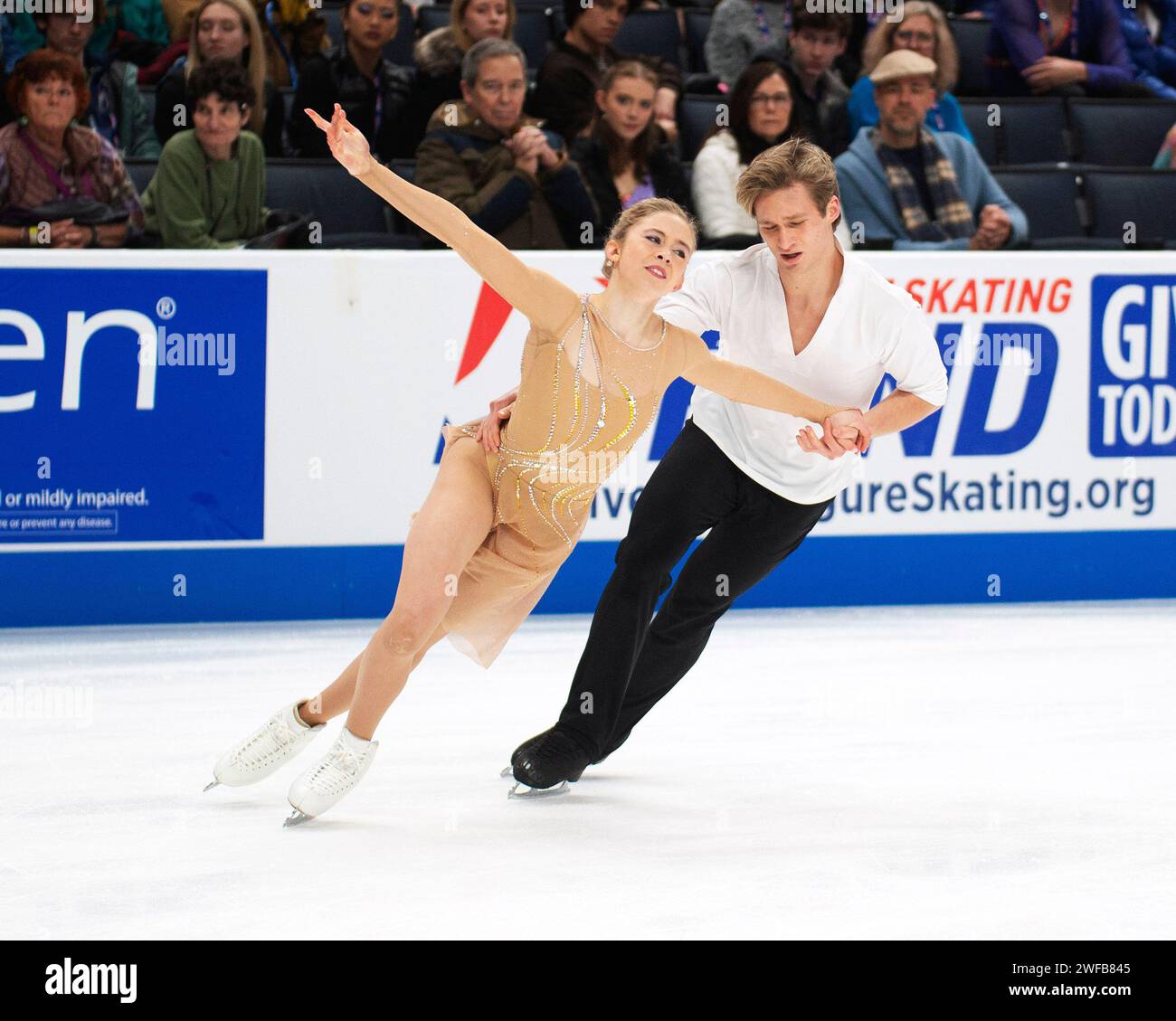 Columbus, Ohio, United States. 24th January, 2024. Leah Neset and Artem ...