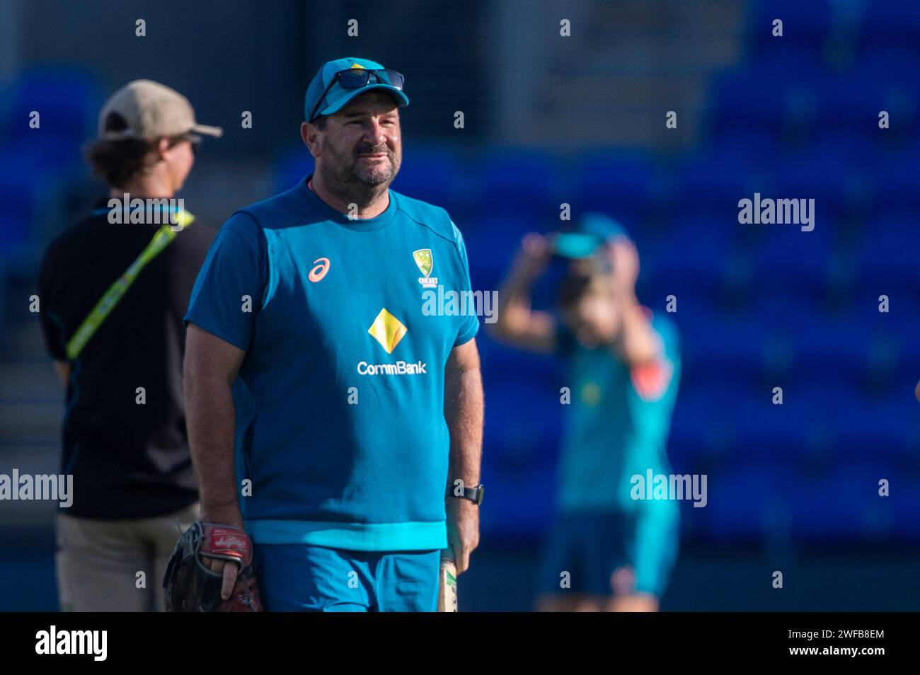 Australia assistant coach Dan Marsh during the Third T20I match between ...