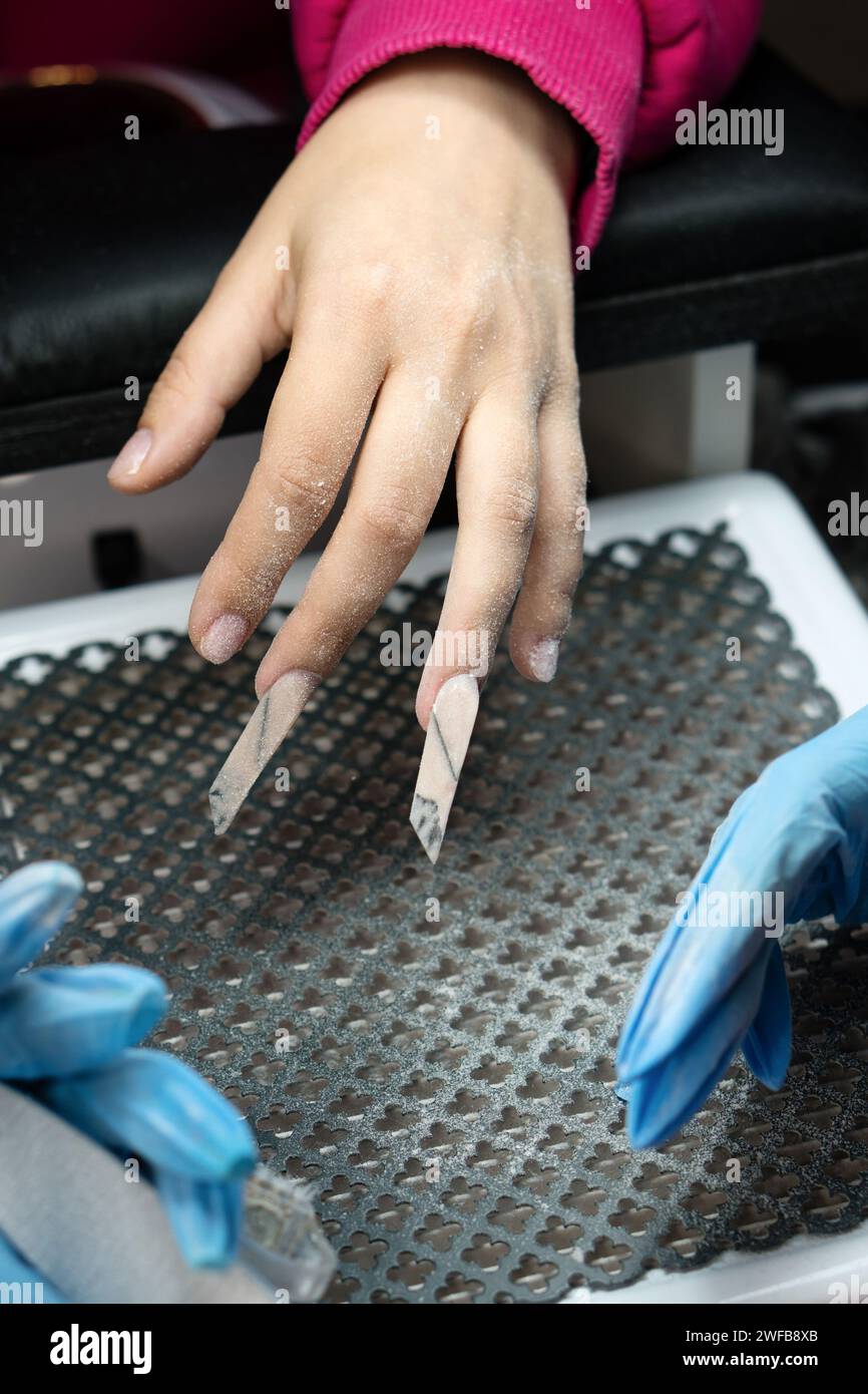 Precision nail shaping hi-res stock photography and images - Alamy