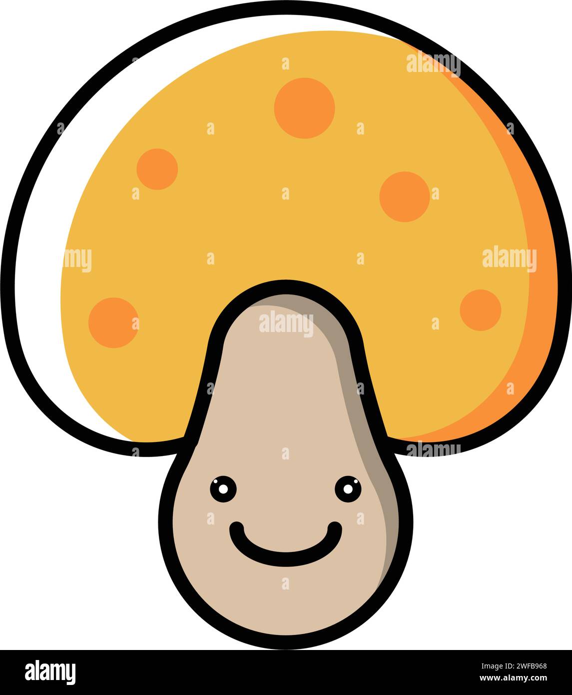 Mushroom icon vector illustration design template Stock Vector Image ...