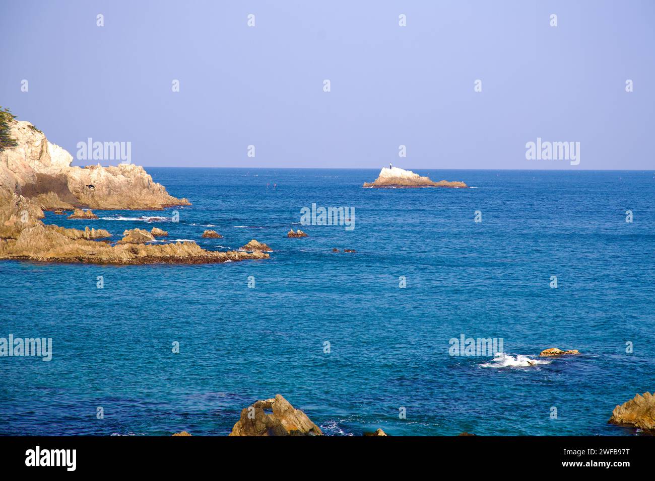 Samcheok City, South Korea - December 28, 2023: A view of the rugged ...