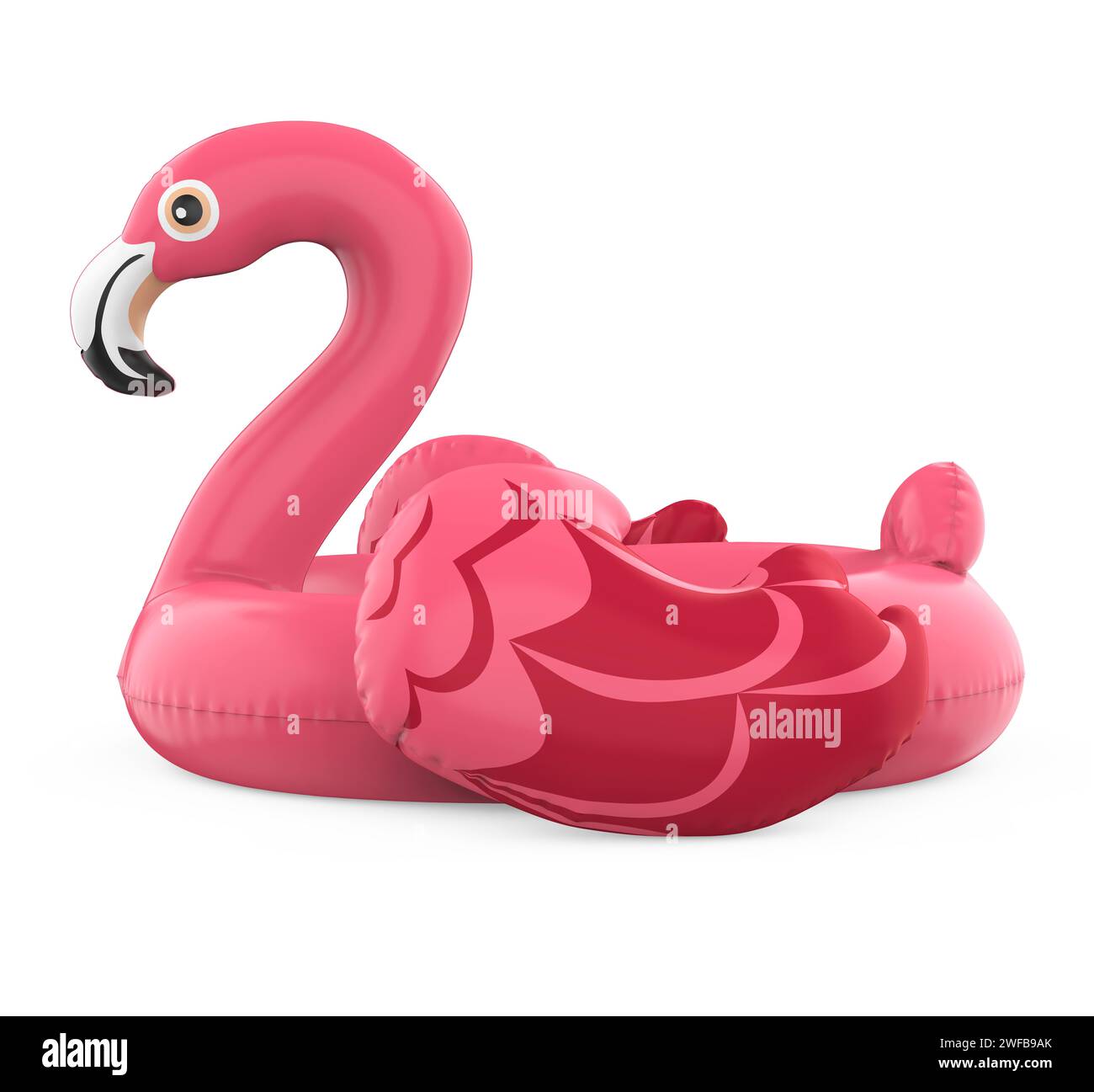 Pink flamingo inflatable ring Cut Out Stock Images & Pictures - Alamy