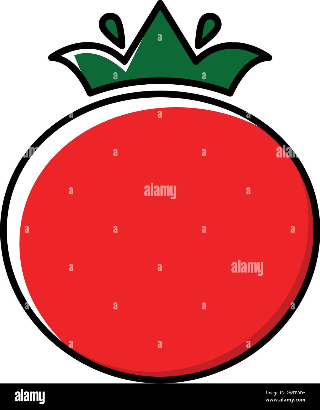 Tomato icon vector illustration design template Stock Vector Image ...