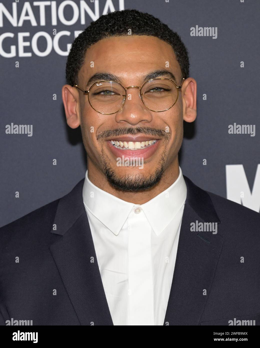 January 29, 2024, Los Angeles, California, United States: Aaron Pierre ...