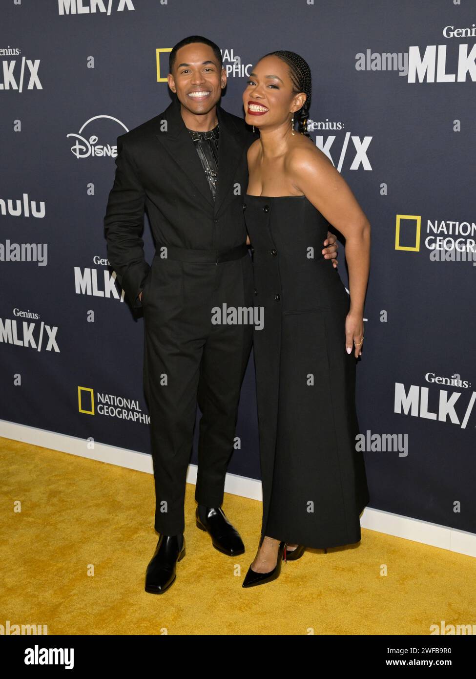 Los Angeles, California, USA. , . Kelvin Harrison Jr. and Weruche Opia ...
