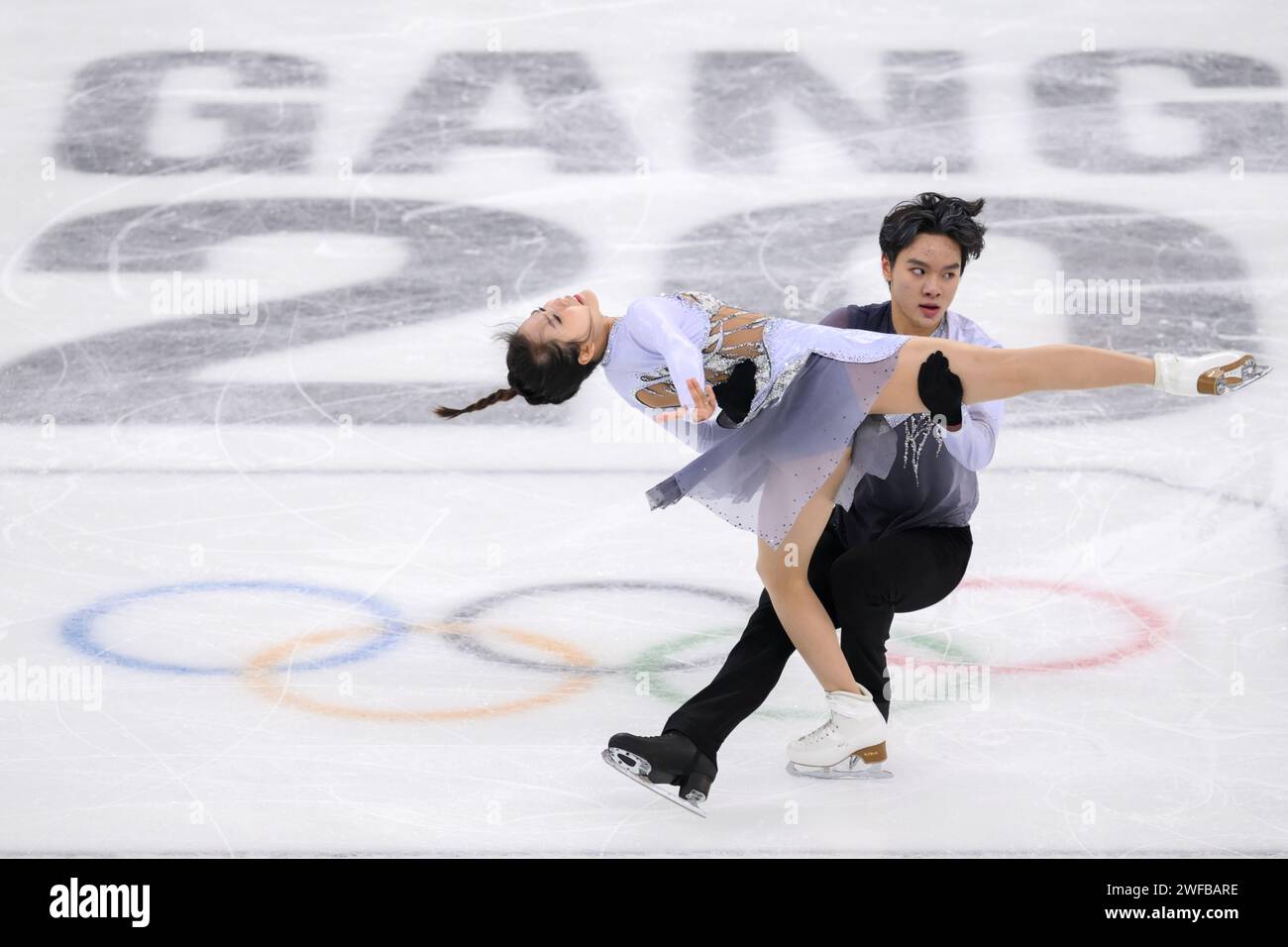 Gangneung, South Korea. 30th Jan, 2024. Liu Tong (L)/Ge Quanshuo of ...