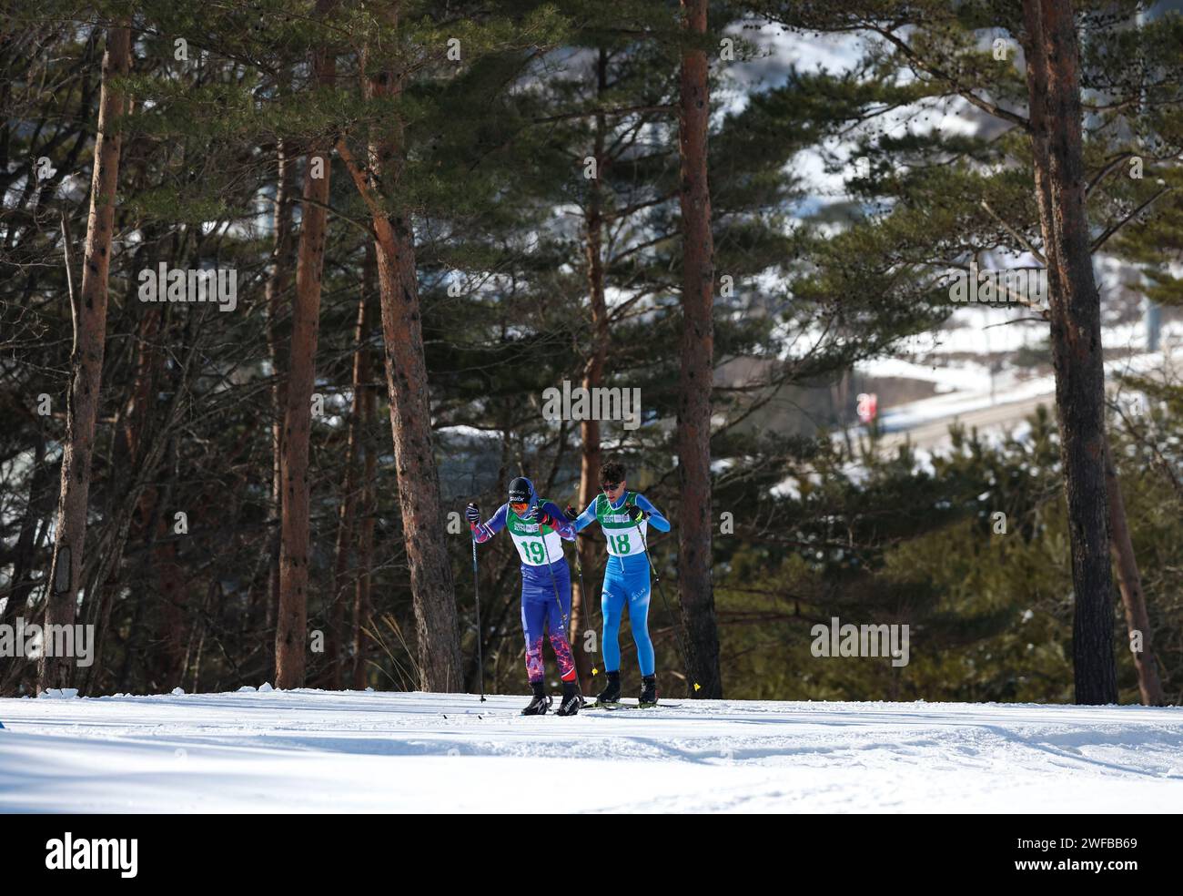 Pyeongchang, South Korea. 30th Jan, 2024. Ioannis Georgakis (R) of ...