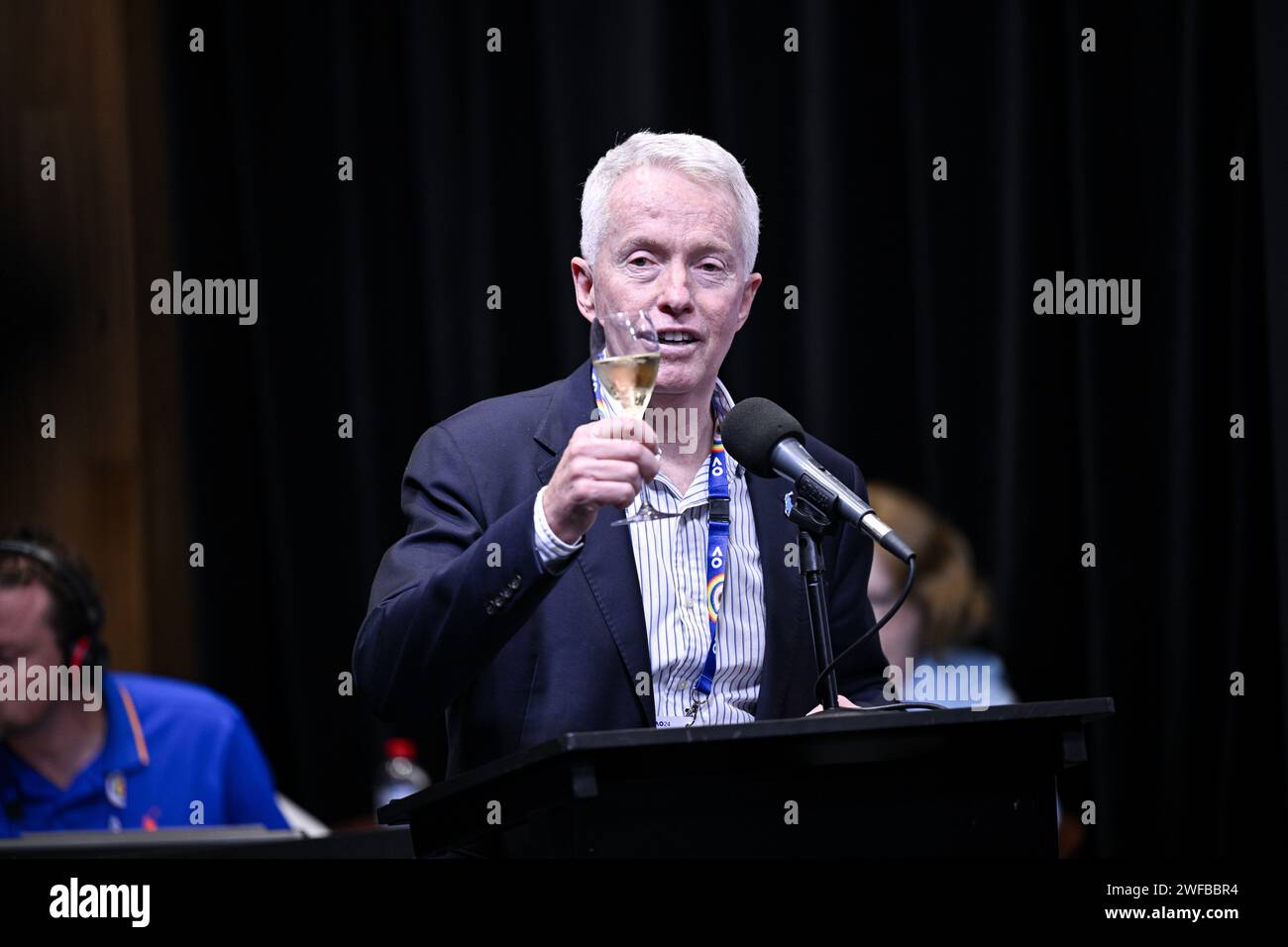 Craig Tiley CEO of Tennis Australia during the Australian Open AO 2024 ...