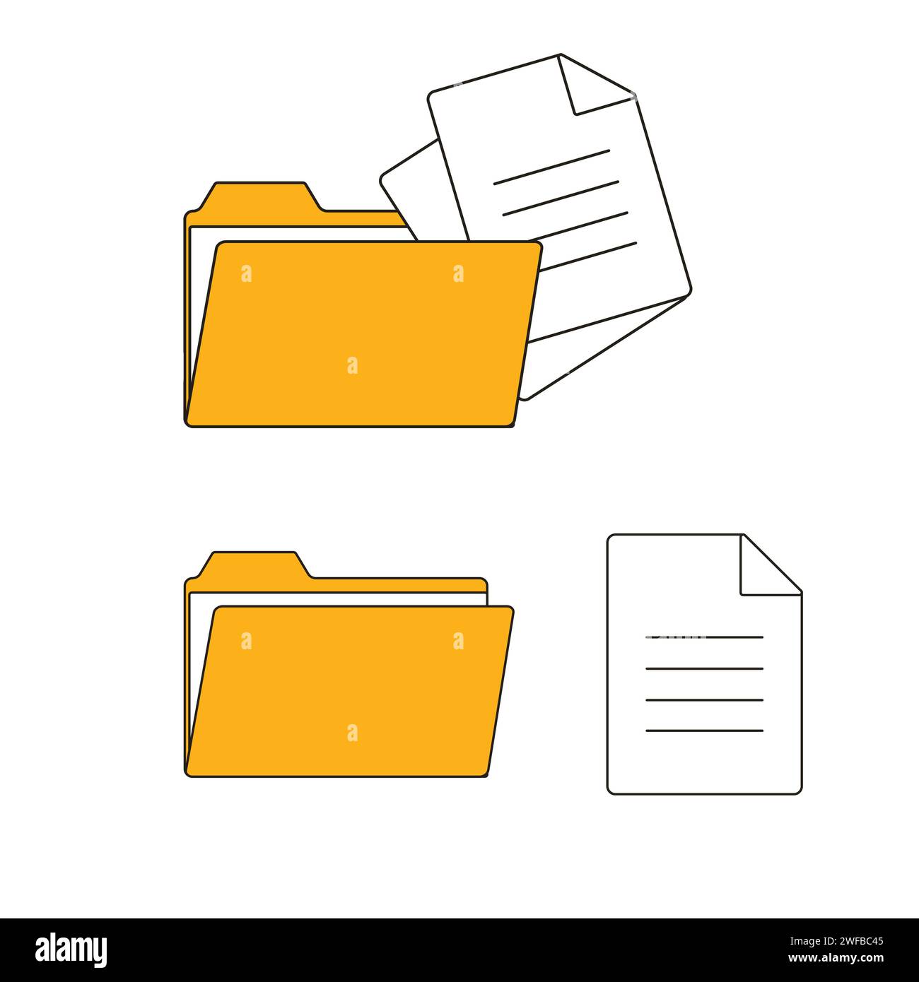 y2k interface, retro groovy psychedelic, computer file folder document ...