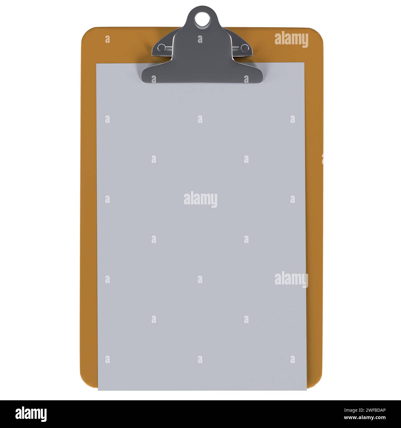 Clipboard isolated on white background. High quality 3d illustration ...