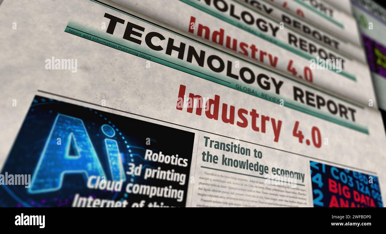 Industry 4.0 technology robotics and automation vintage news and ...