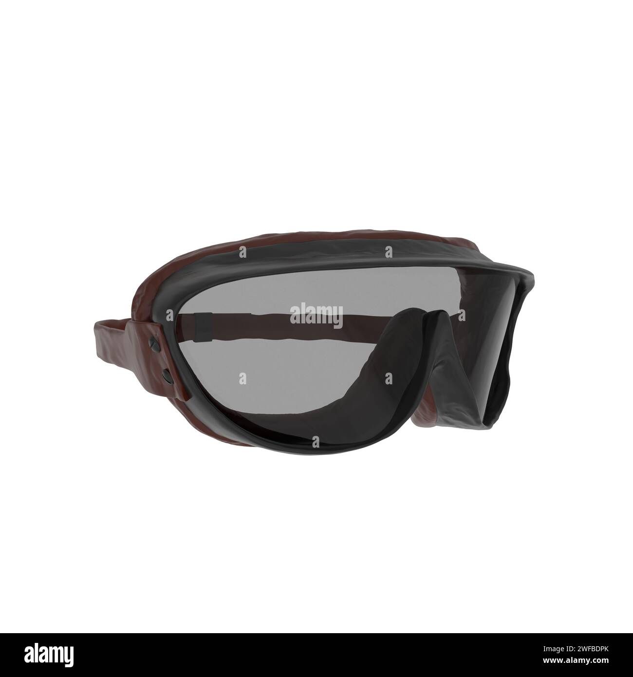 Goggles isolated on white background. High quality 3d illustration ...