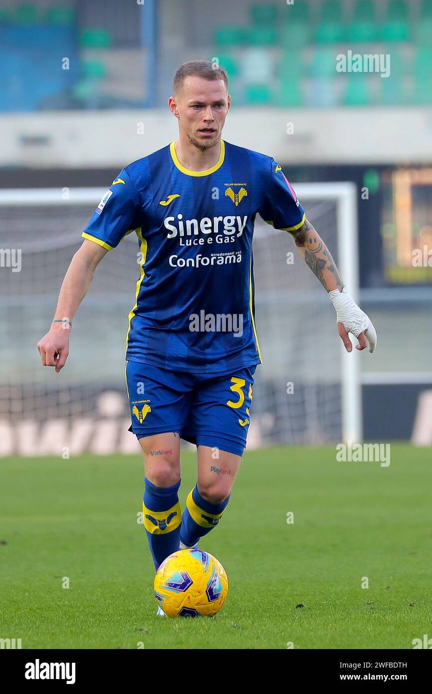 Verona, Italia. 28th Jan, 2024. Foto Paola Garbuio/LaPresse 28 Gennaio ...