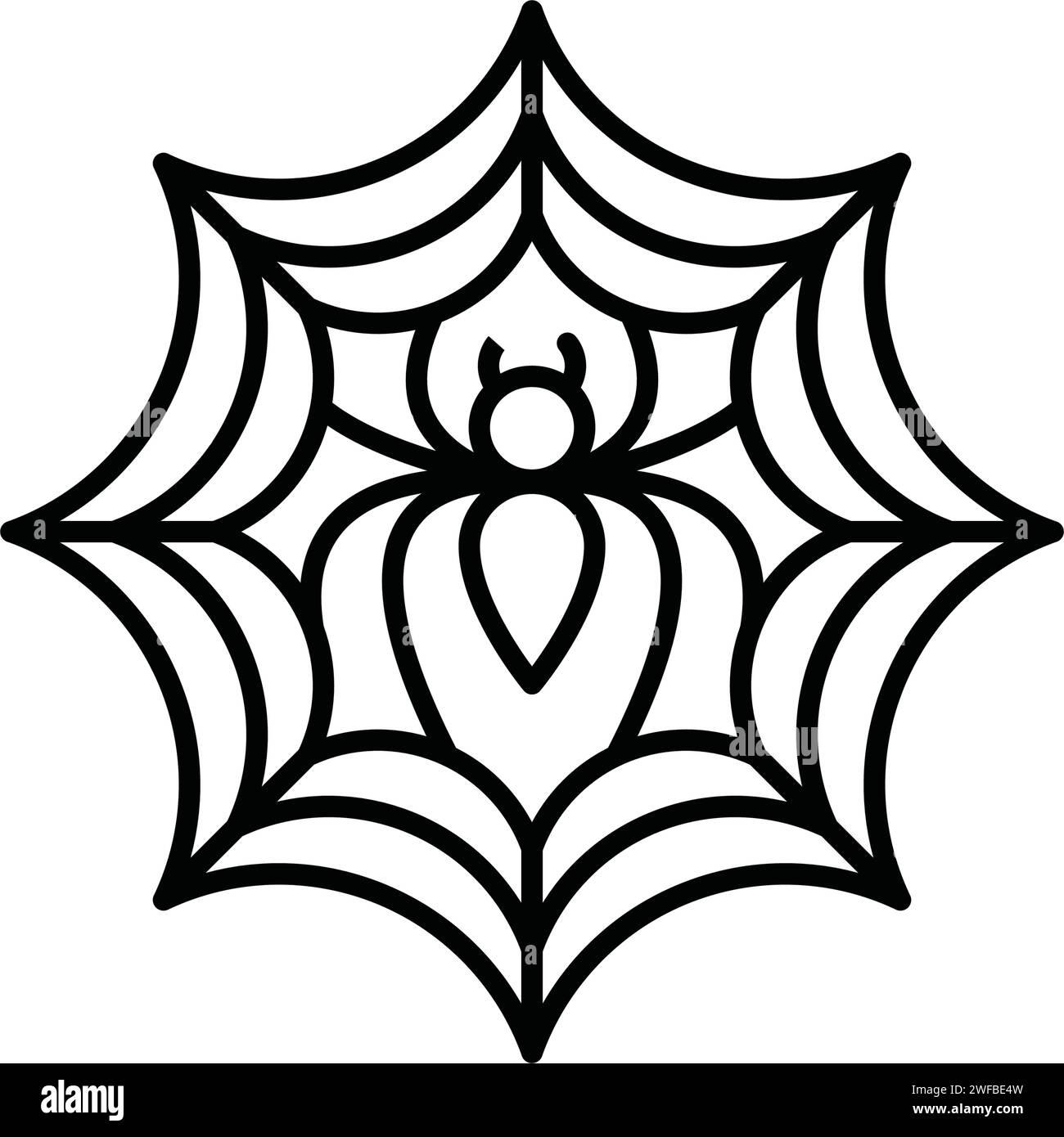Dark spider Stock Vector Images - Alamy