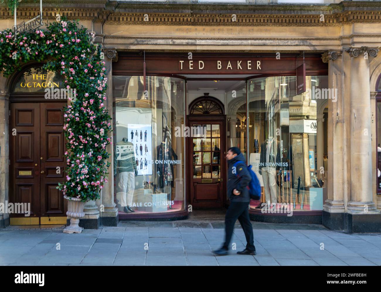 Ted Baker shop store, Milsom Street, Bath, Somerset, England, UK Stock ...