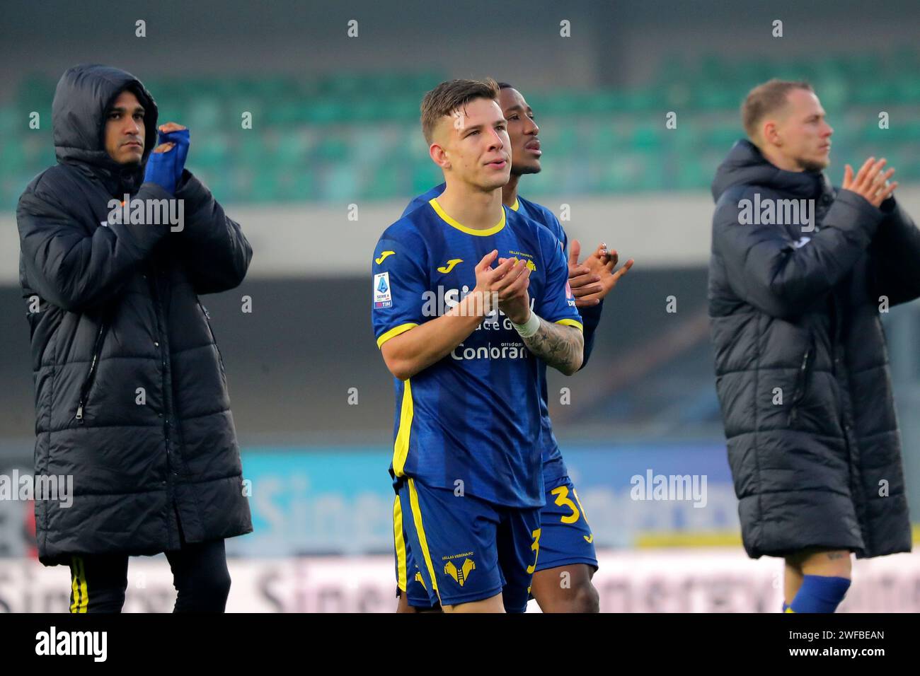 Verona, Italia. 28th Jan, 2024. Foto Paola Garbuio/LaPresse 28 Gennaio ...