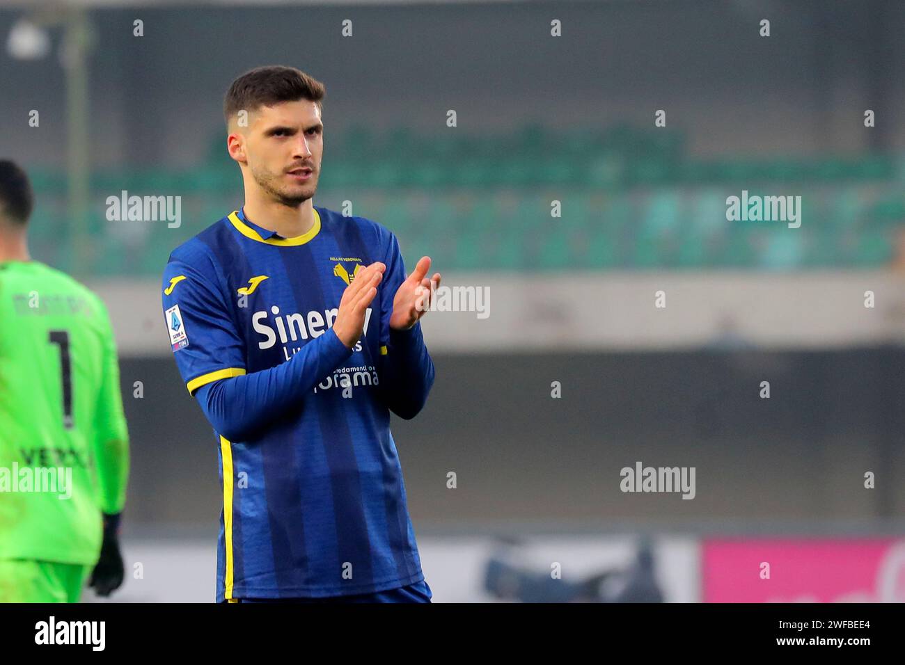 Verona, Italia. 28th Jan, 2024. Foto Paola Garbuio/LaPresse 28 Gennaio ...