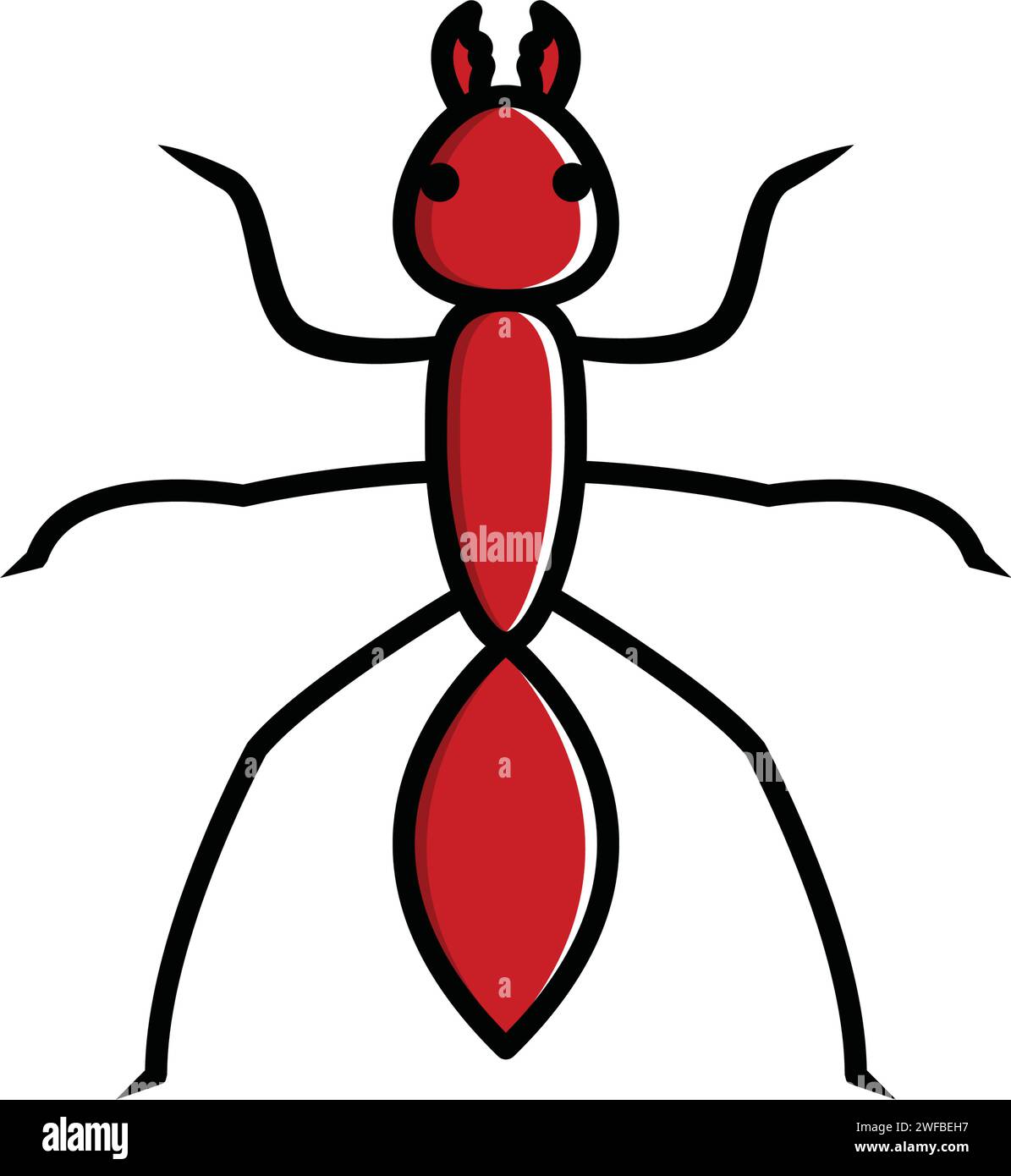 Ant vector vectors hi-res stock photography and images - Alamy