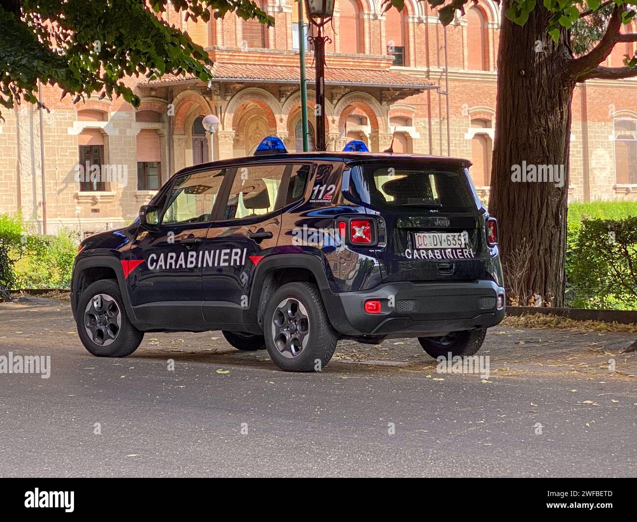 Castell'Arquato, Italy - June 25 2023 Jeep Renegade Carabinieri italian ...