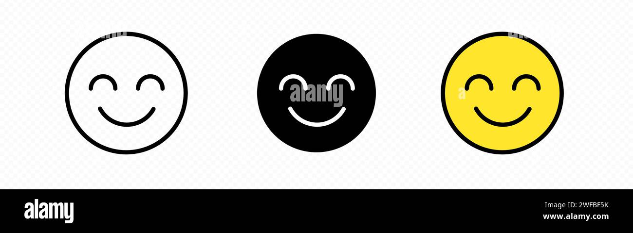 Smiley face logo hi-res stock photography and images - Alamy